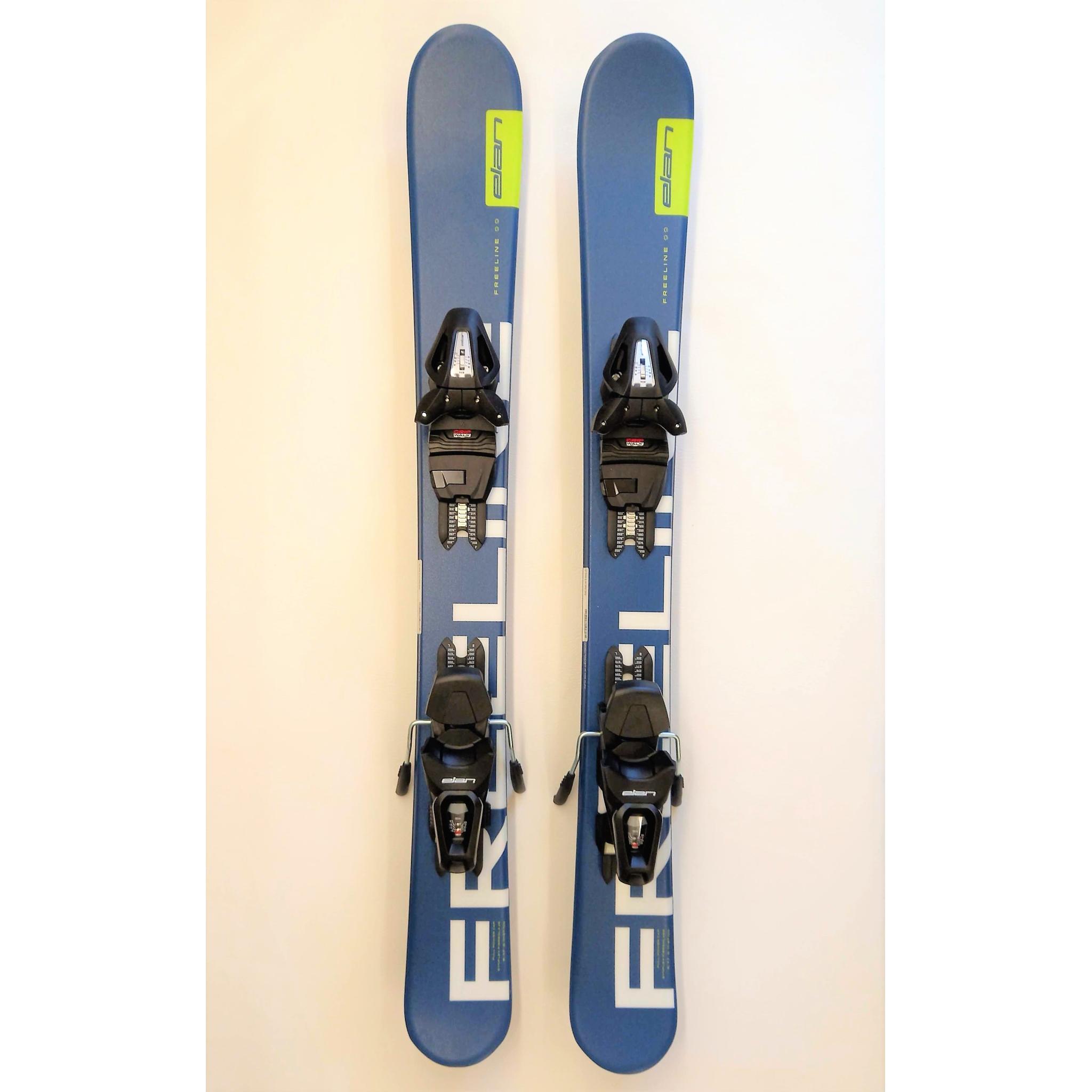 ELAN FREELINE 3D 99CMS SKI BLADE with Release bindings