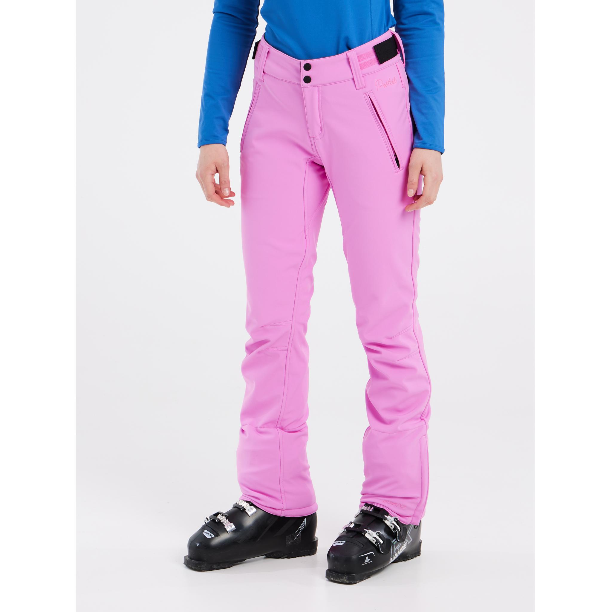 PROTEST LOLE Taffy Pink Soft-Shell Ski Pants Reg